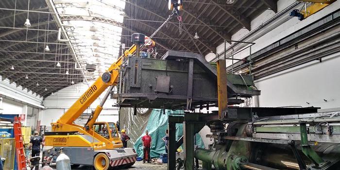 Used 2200 ton Danieli / Breda Aluminum Profile Extrusion Press: EX-491 ...