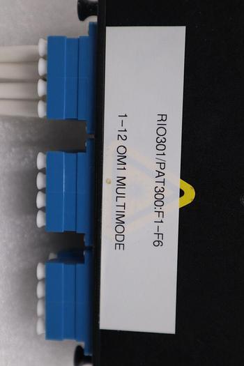 Used Black Box JPM398A JPM39 Series DIN Rail Mini Fiber Enclosure S...