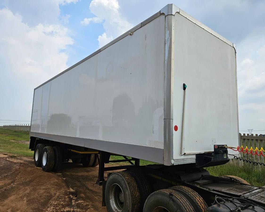 Used INSULATED TRUCK TRAILER WITH TAIL LIFT - OPERATIONAL - WITH NATIS ...