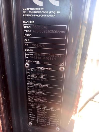 Used BELL B50D 6X6 50000 LITRE WATER BOWSER (RUNNER) for Sale in ...