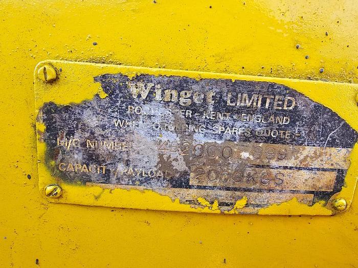 Used 2 TON WINGET 4X4 CONCRETE DUMPER WITH TWIN CYLINDER DIESEL ENGINE ...