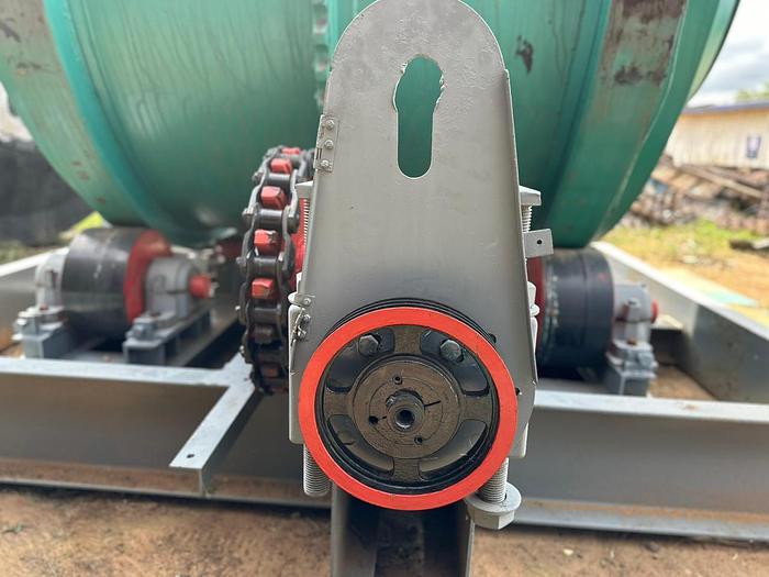 Used MALVERN ENGINEERING WEMCO DRUM WITH BASE AND GEARBOX (SCRUBBER ...