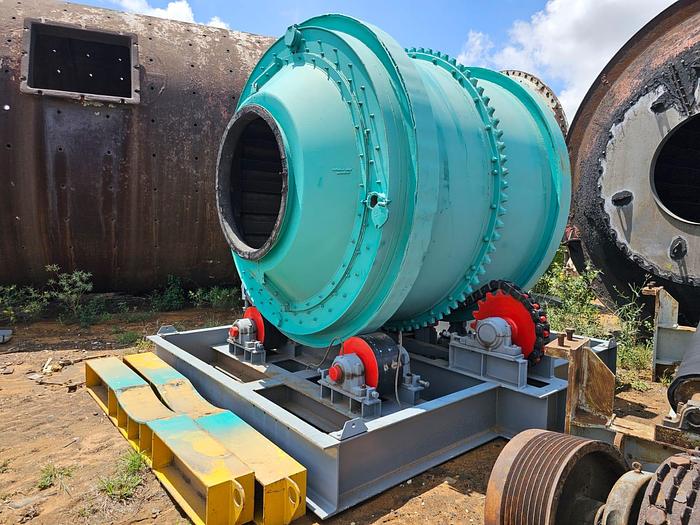 Used MALVERN ENGINEERING WEMCO DRUM WITH BASE AND GEARBOX (SCRUBBER ...