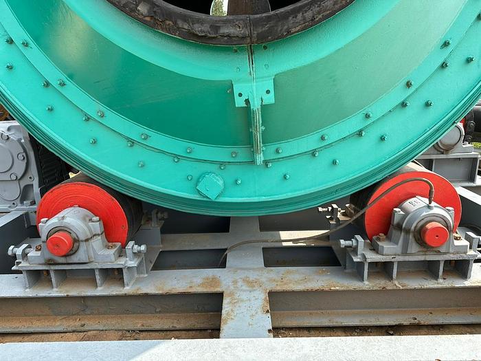 Used MALVERN ENGINEERING WEMCO DRUM WITH BASE AND GEARBOX (SCRUBBER ...