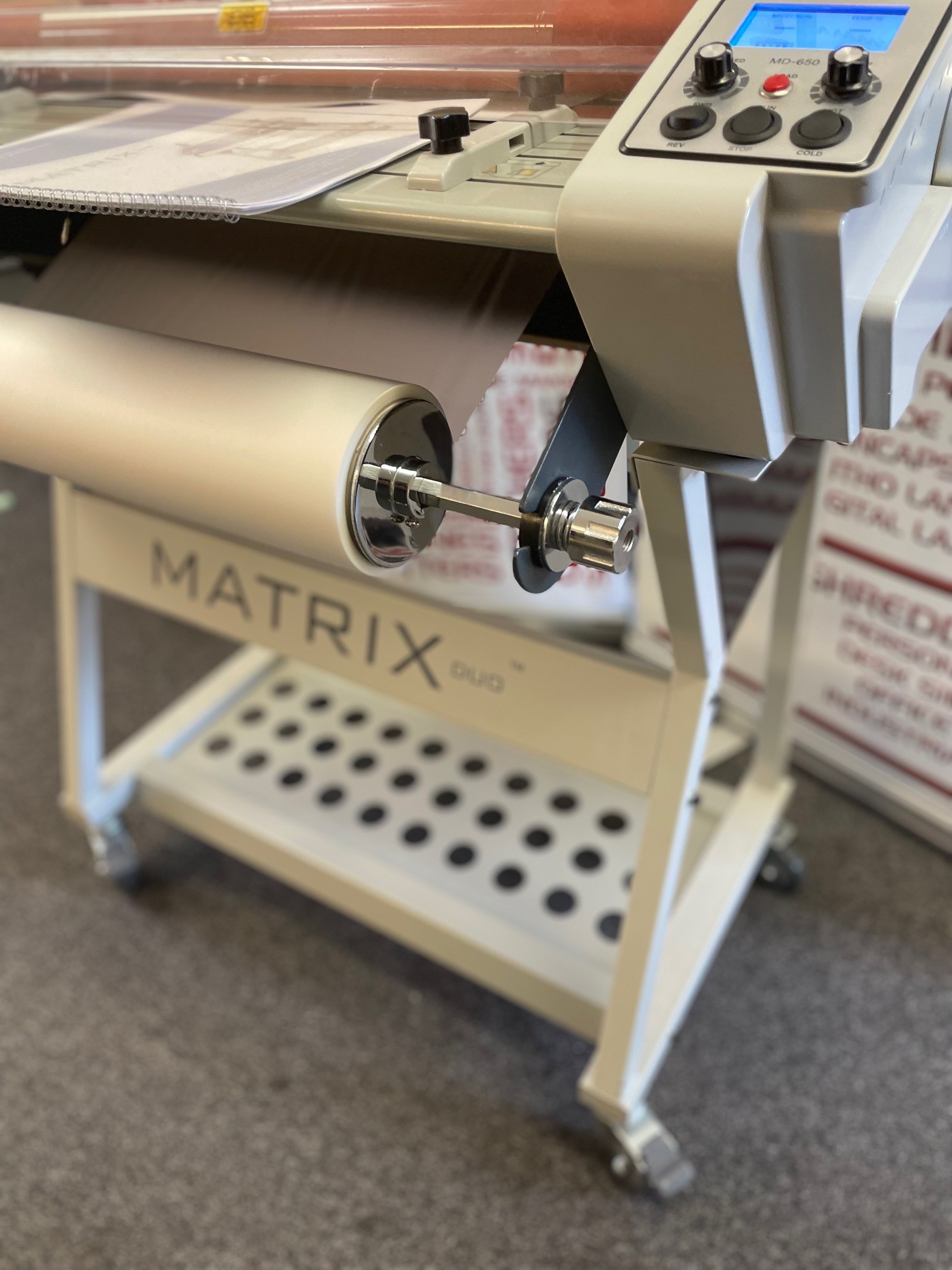 Refurbished Matrix Laminator - Supplied by Glendale Presentation Solutions