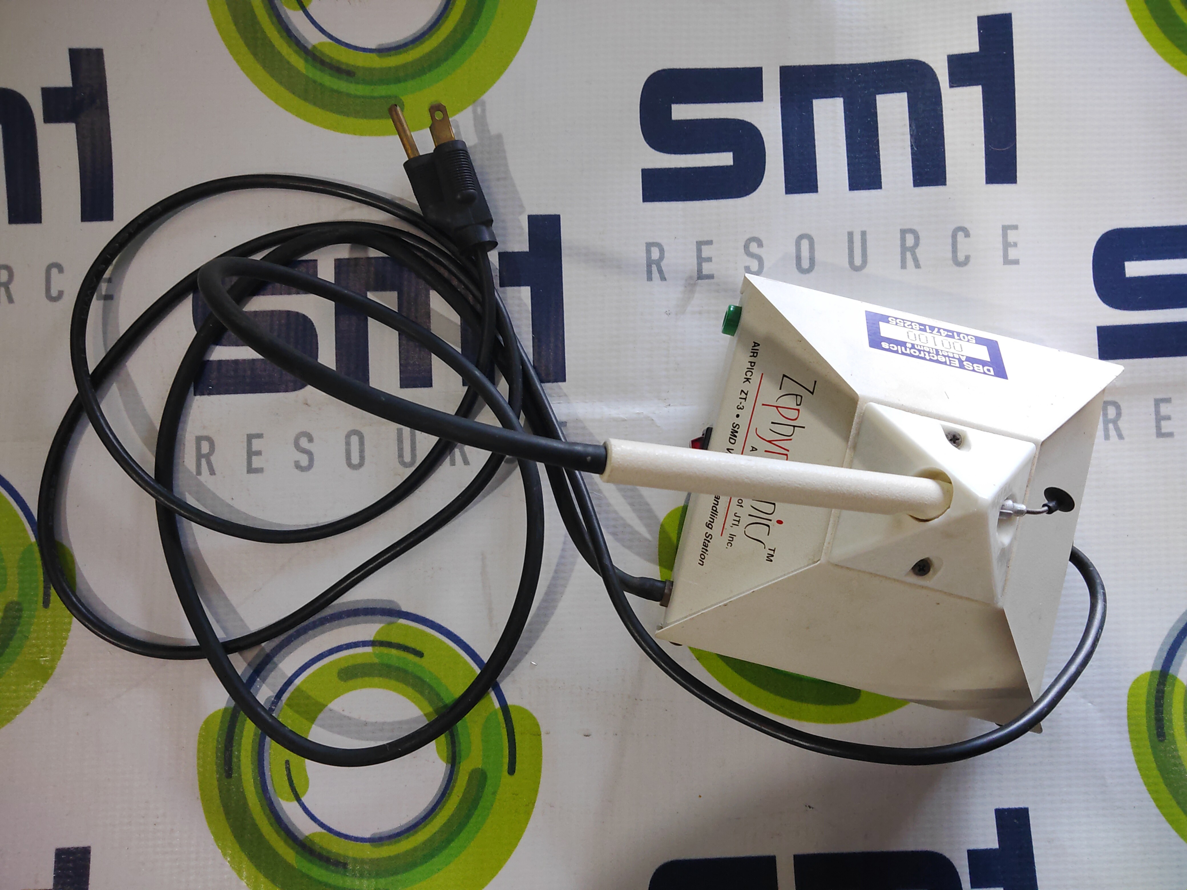 Used ZEPHYRTRONICS AIR PICK ZT-3 VACUUM HANDING STATION for Sale at SMT ...