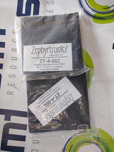 New ZEPHYRTRONICS ZT-4-002 CERTIFIED ACTIVATED CARBON FILTER-LOT OF 2 ...