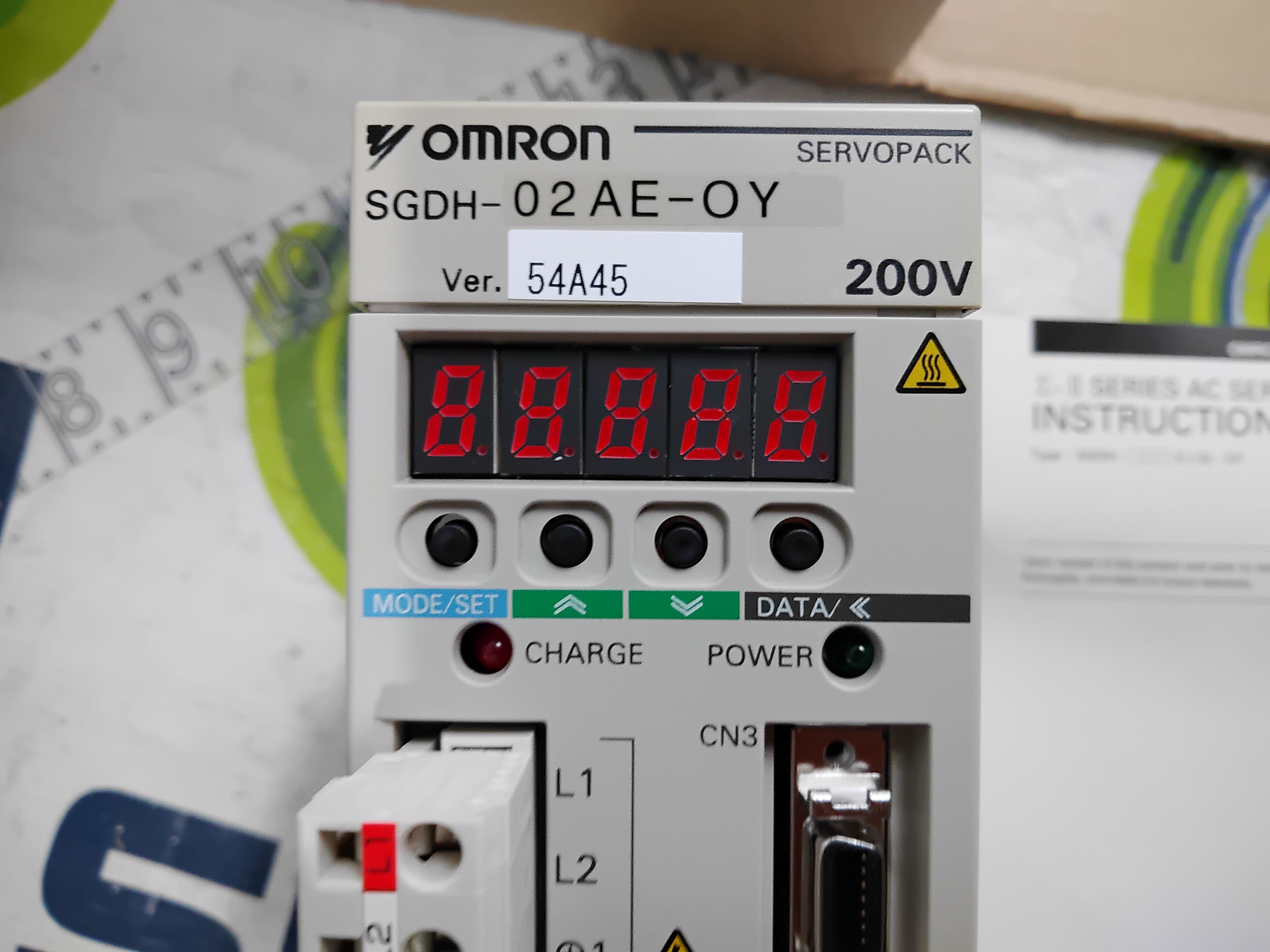New OMRON SGDH-02AE-OY SERVO DRIVE for Sale at SMT Resource Equipment LLC