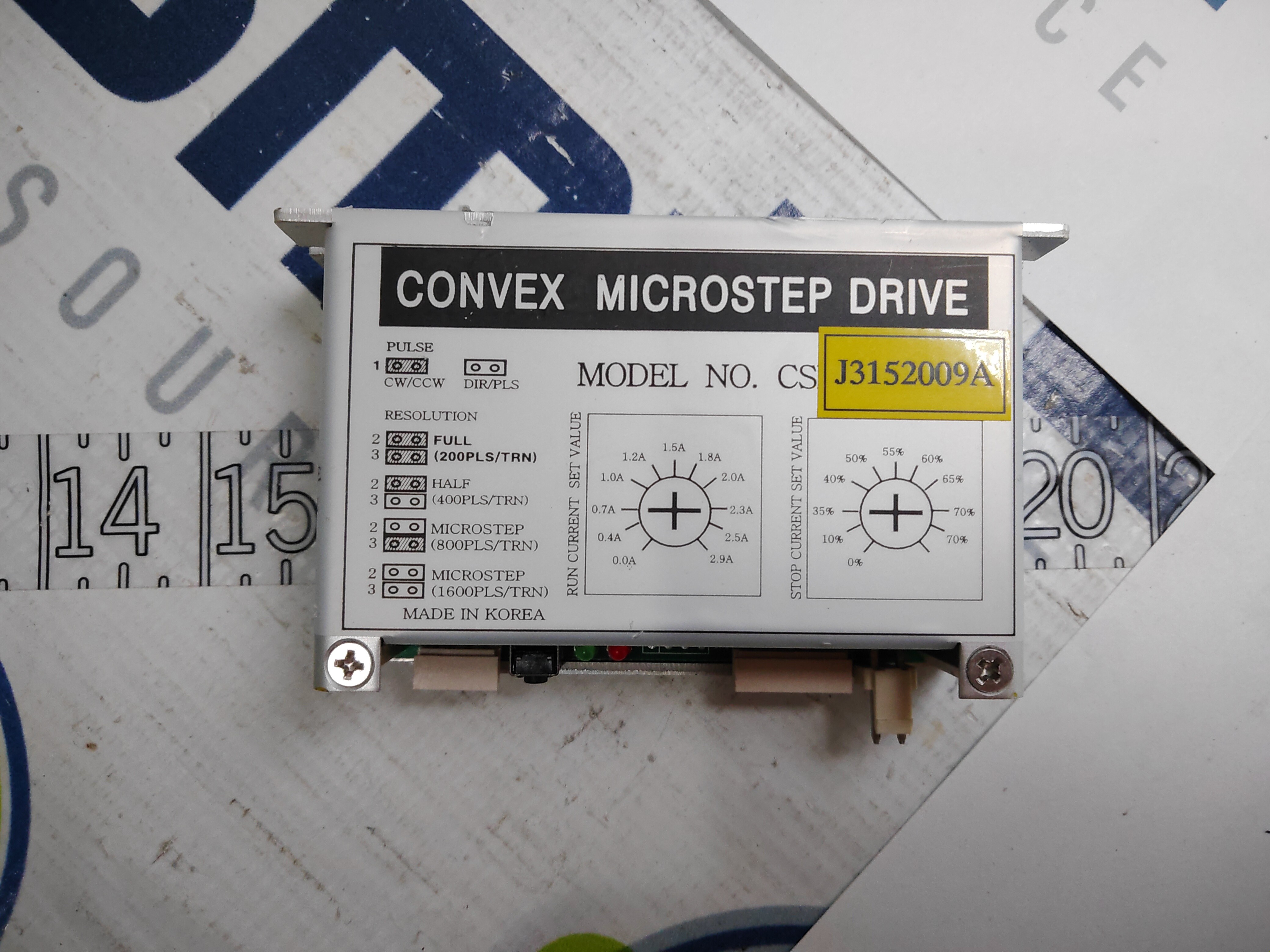 Used CONVEX MICROSTEP DRIVE CSMD2-LU340 for Sale at SMT Resource ...