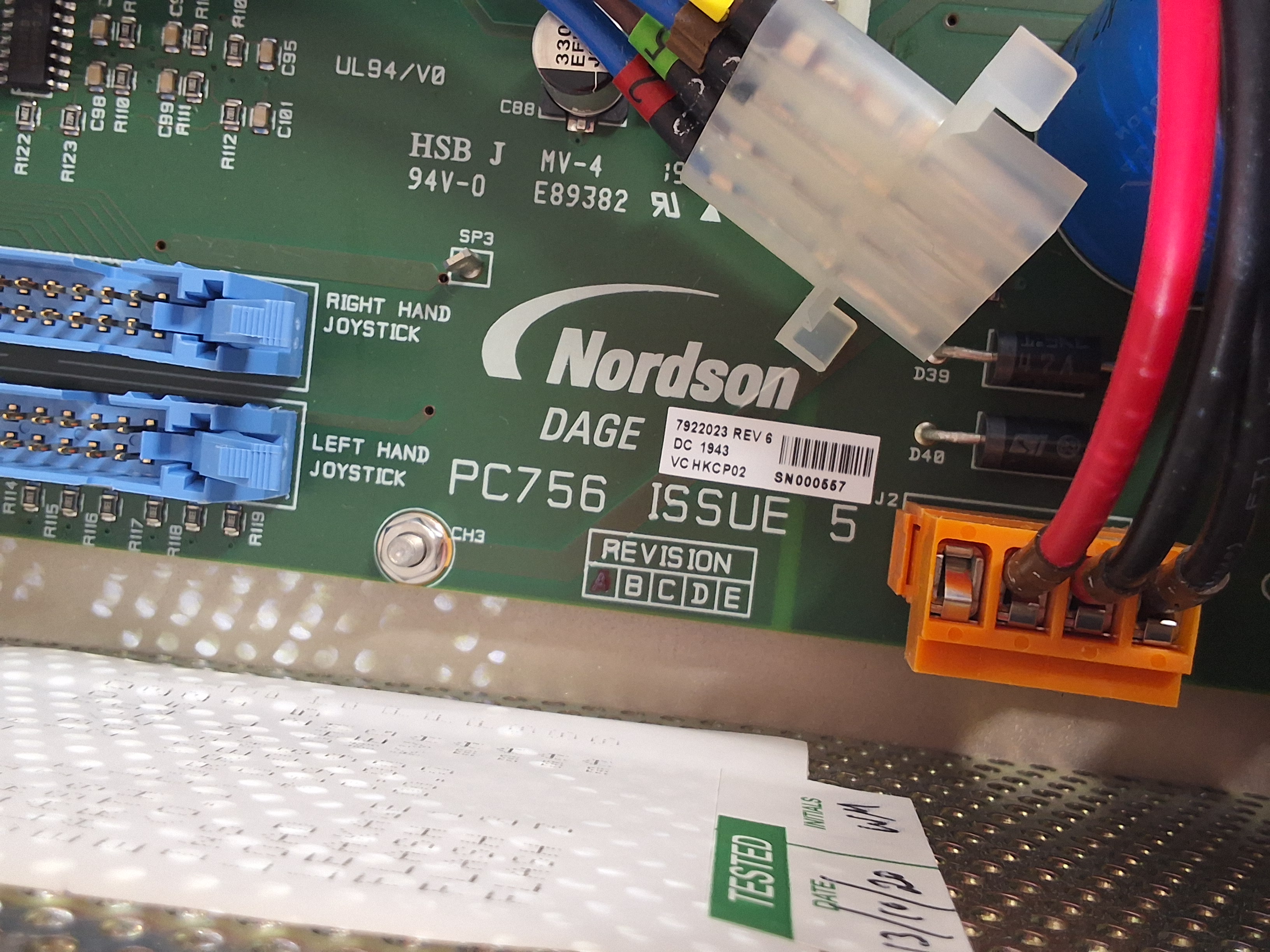 New Sold NORDSON PC756 DAGE-ISA/PCI2-UPGRADE ASSEMBLY / DAGE 4000 ...