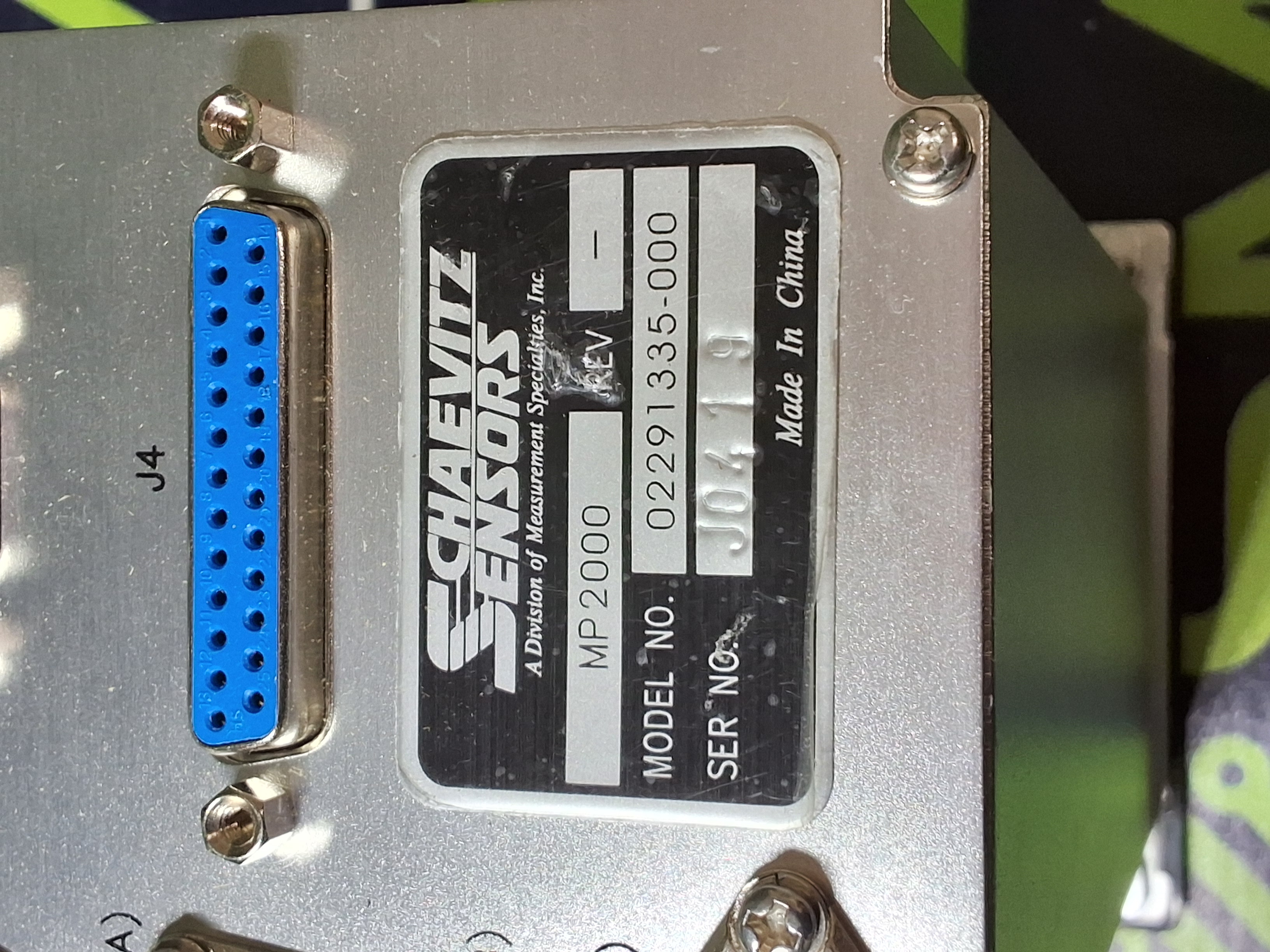 Used SCHAEVITZ SENSORS MP2000 LINEAR DIFFERENTIAL CONTROLLER 02291335 ...