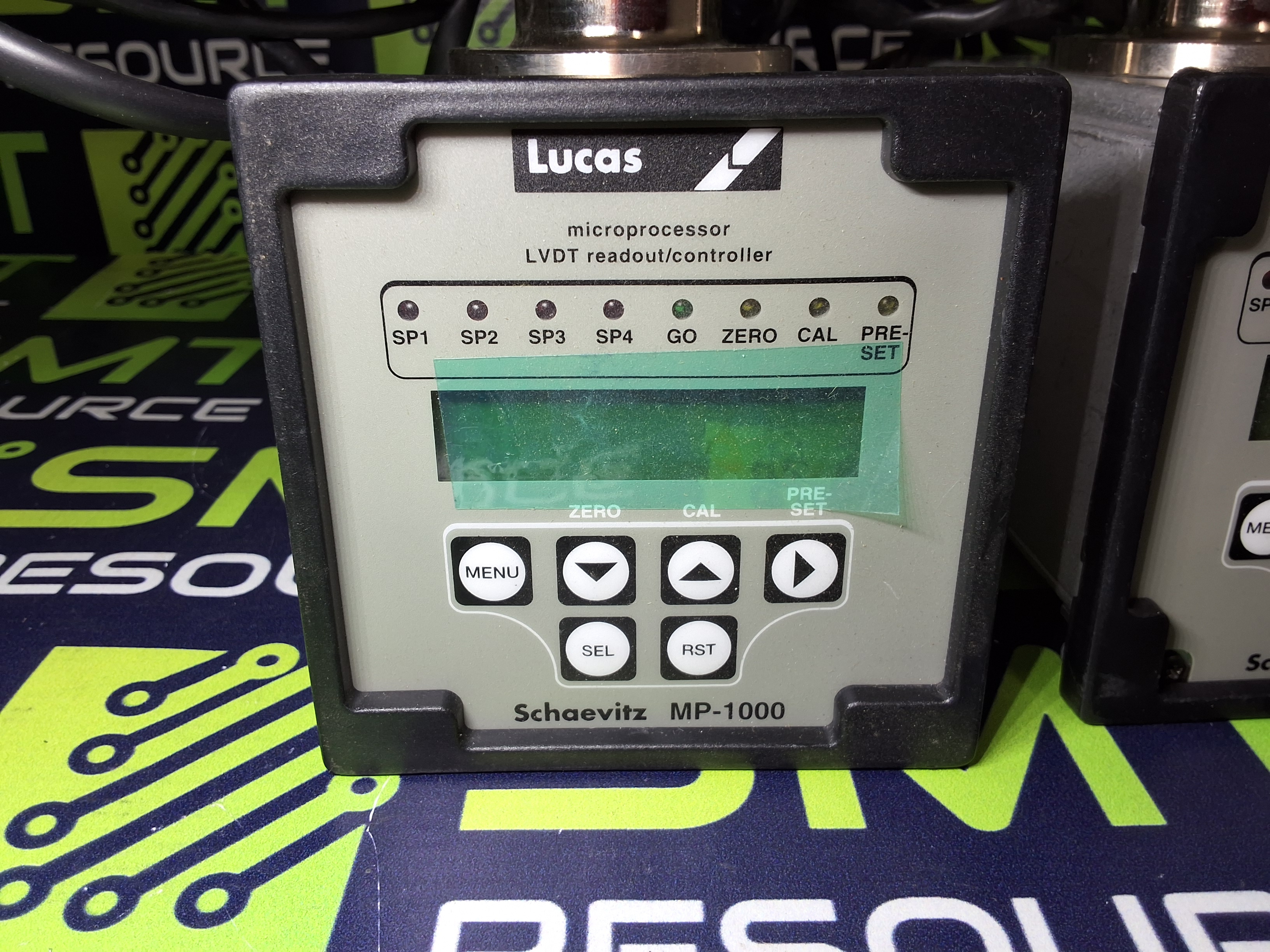 Used LUCAS SCHAEVITZ MP-1000 LVDT READOUT / CONTROLLER MODULE WITH FTA ...
