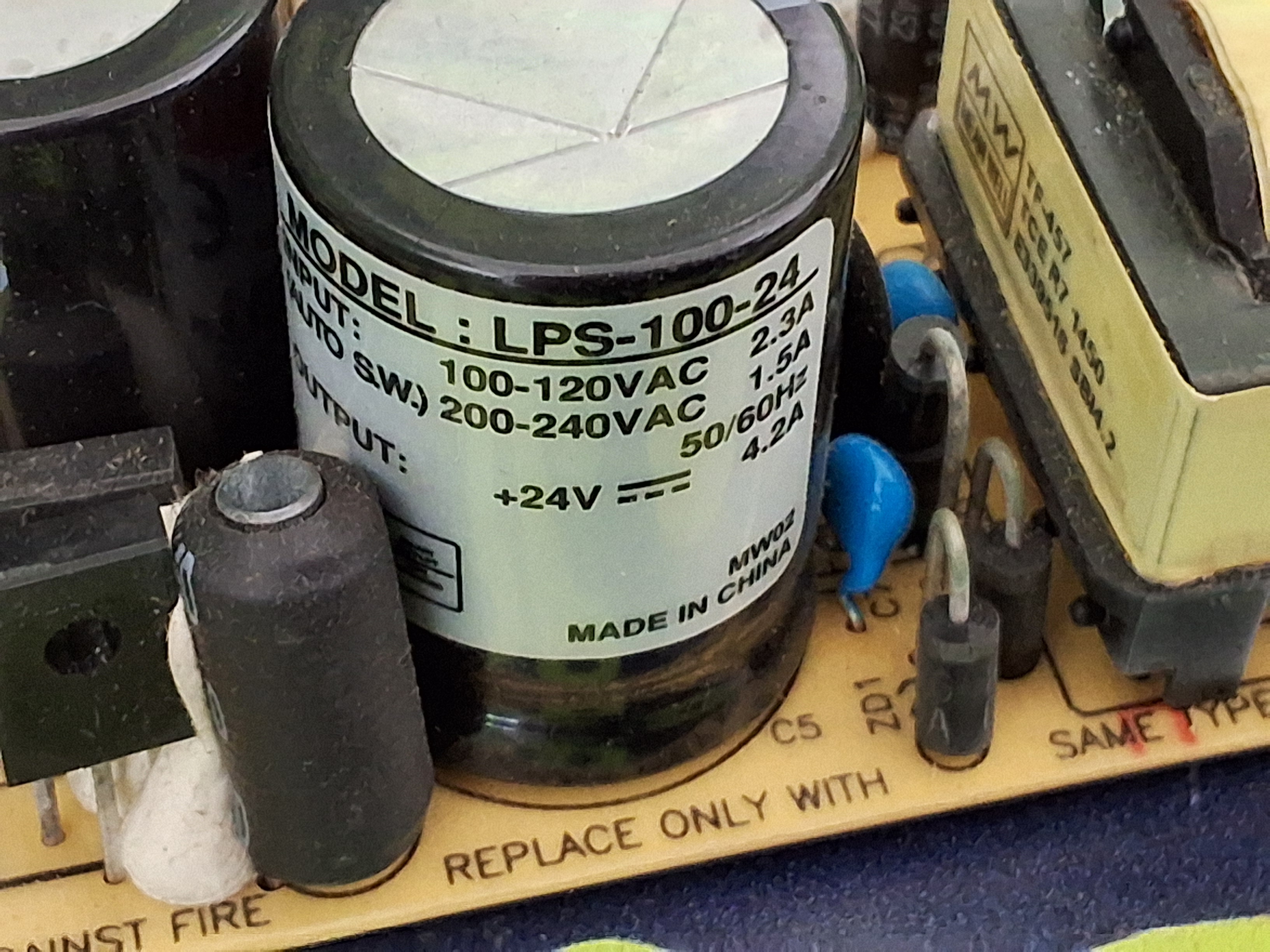 Used MEAN WELL LPS-100-24 POWER SUPPLY for Sale at SMT Resource ...