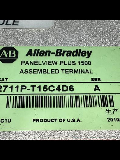 Used ALLEN BRADLEY Panelview Display 2711P-RDT15C Used for Sale at ...