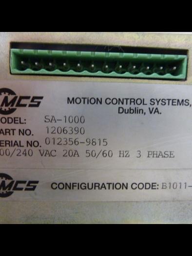Used MCS Servo Amplifier SA-1000 Used for Sale at Ideal Machinery