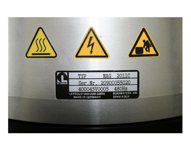 Used Leybold MAG2000 TURBO PUMP ASIS 400045V0005 for Sale at Tara S...