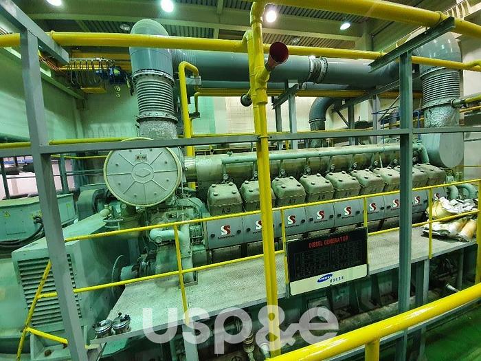 Used 7.2 MW 1999 Used MAN 18V28/32H Diesel Generator Power Plant for ...