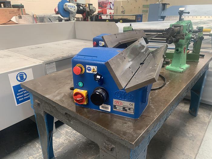 Used OMCA Plate beveling chamfering machine bench mounted ART 650AS for ...
