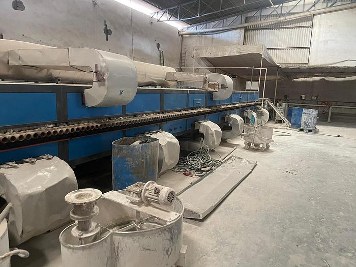 Refurbished ROLLER KILN AND PREKILN FOR CERAMIC TILES KEDA for Sale in ...