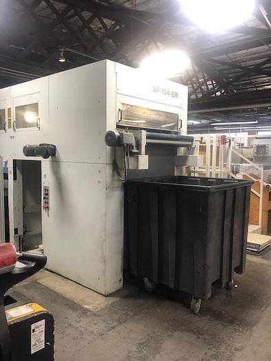 Used 2003 Bobst SP104 ER with Blanking for Sale at Advanced Print T...
