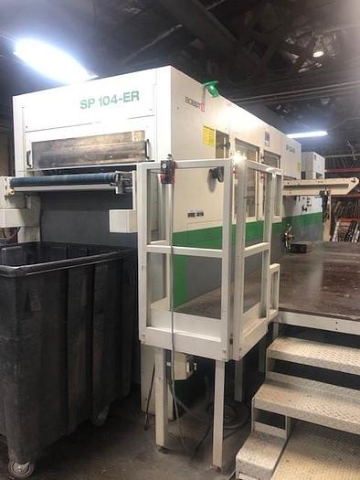 Used 2003 Bobst SP104 ER with Blanking for Sale at Advanced Print T...