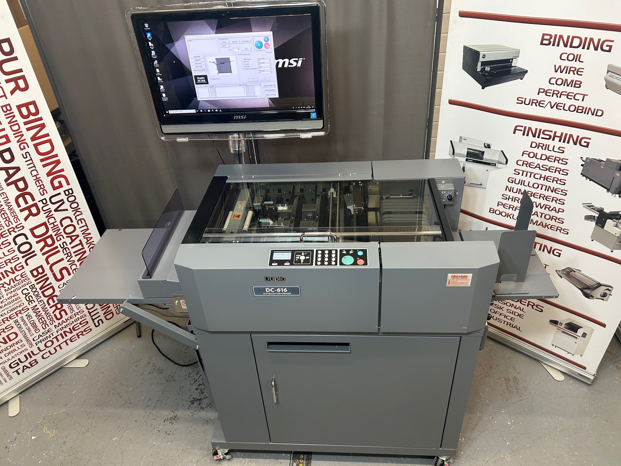 Refurbished Duplo DC616 Pro Slitter/Cutter/Creaser for Sale at Glendale ...