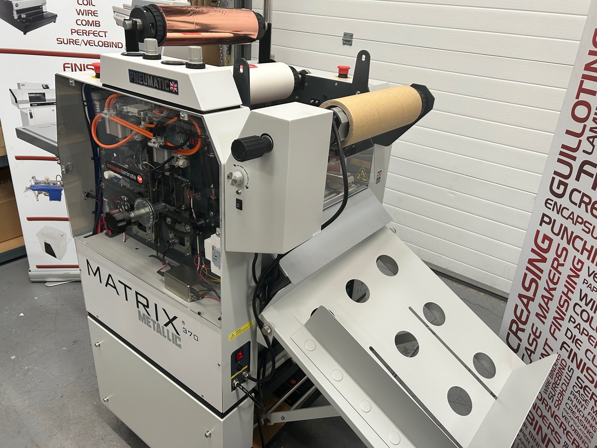 Used Matrix 370P Laminator with Digital Foiling