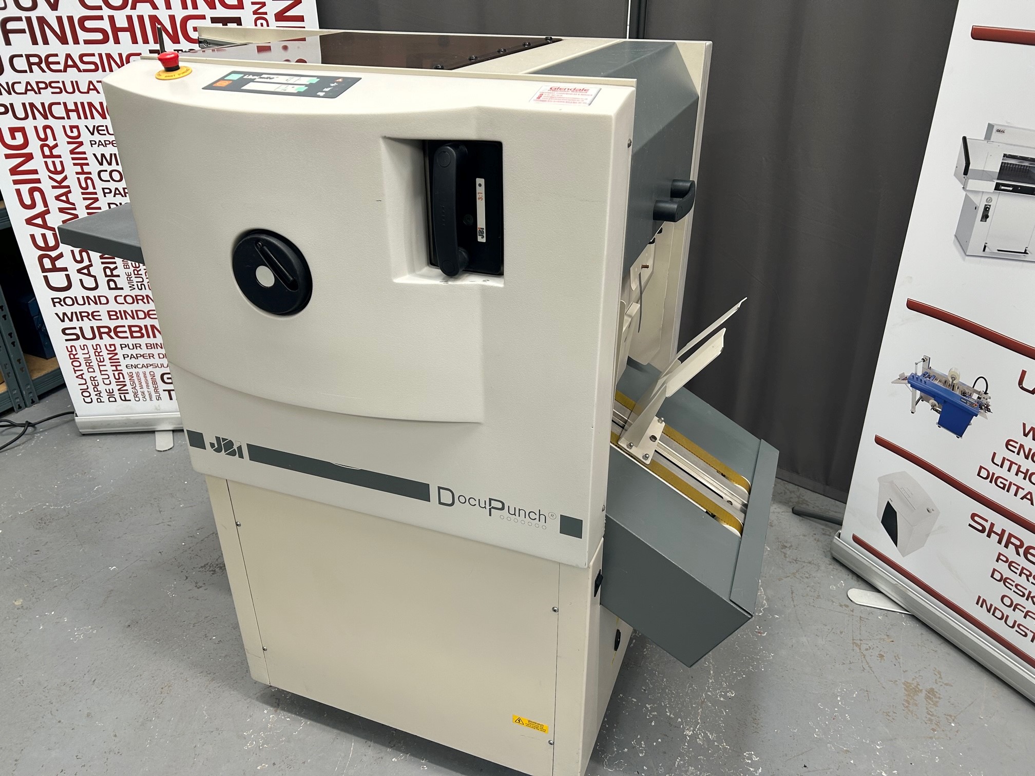 Refurbished Sold JBI DocuPunch Automatic Punch at Glendale Presentation ...