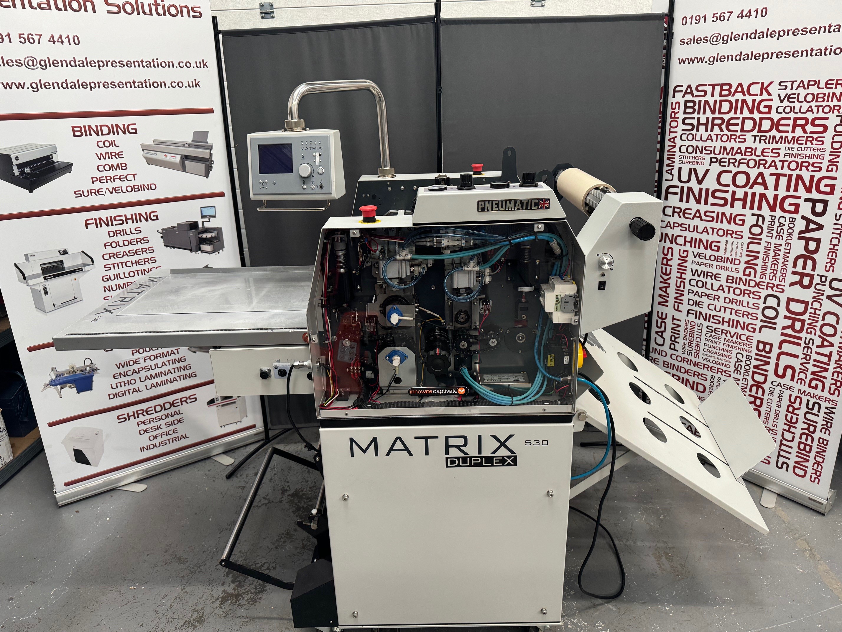 Vivid Matrix 530DP Laminator Foiling