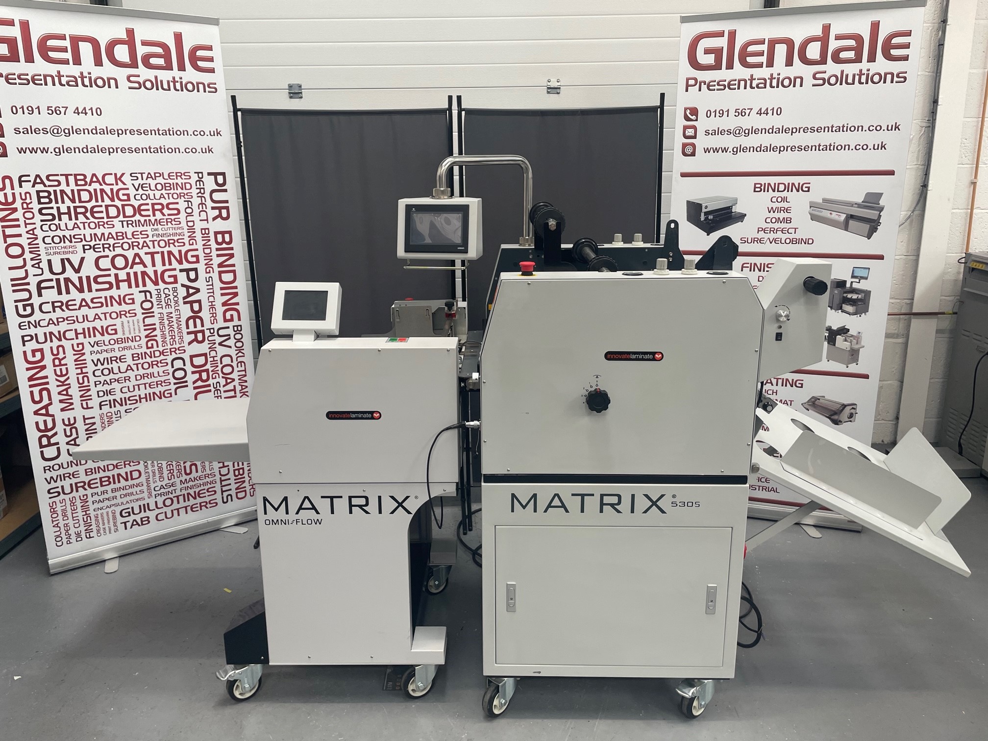 Matrix 530PS Laminator with Omni-Flow Sheet Feeder