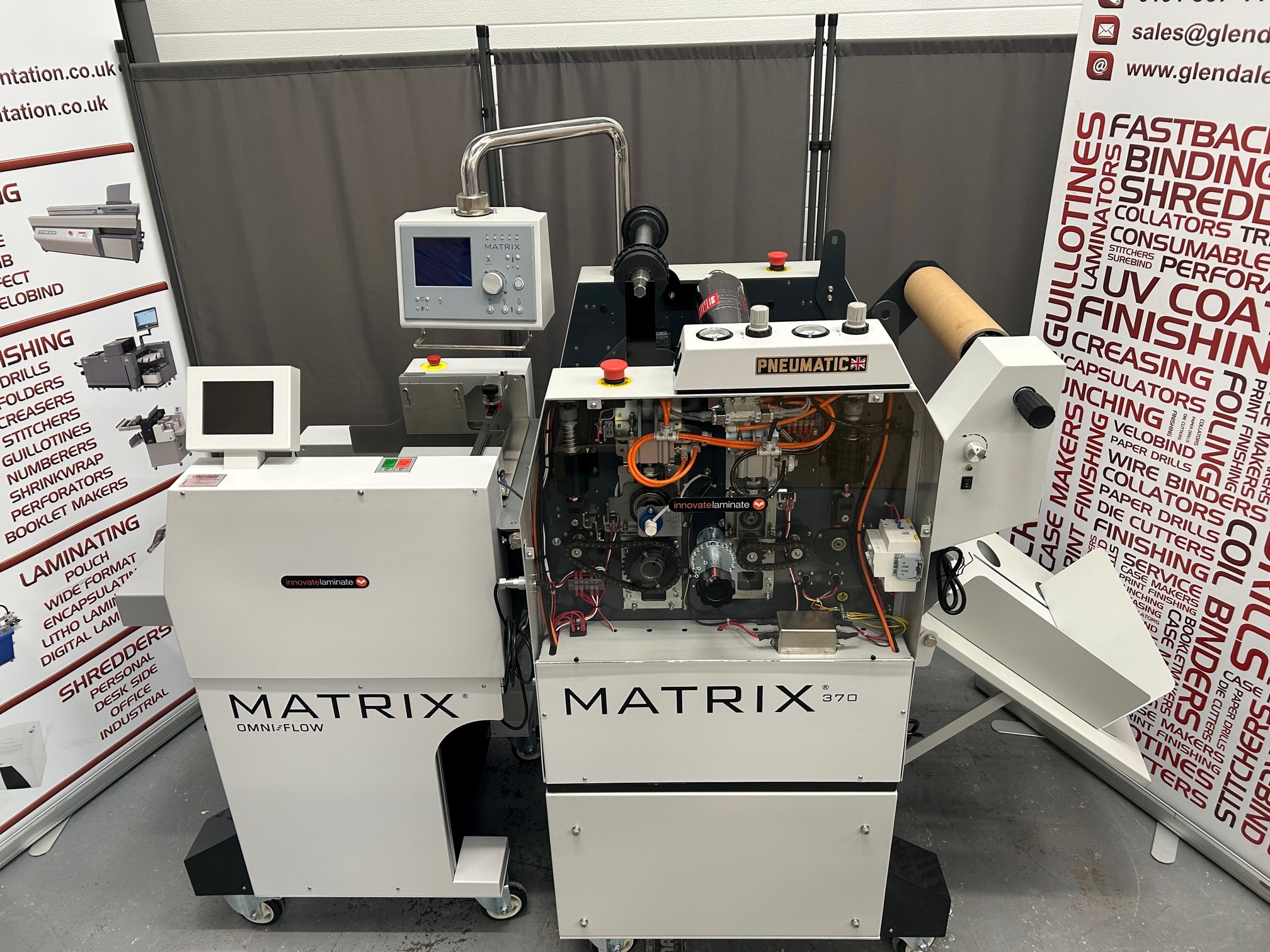 Refurbished Sold Matrix 370P Laminator with Omni-Flow Automatic Sheet ...