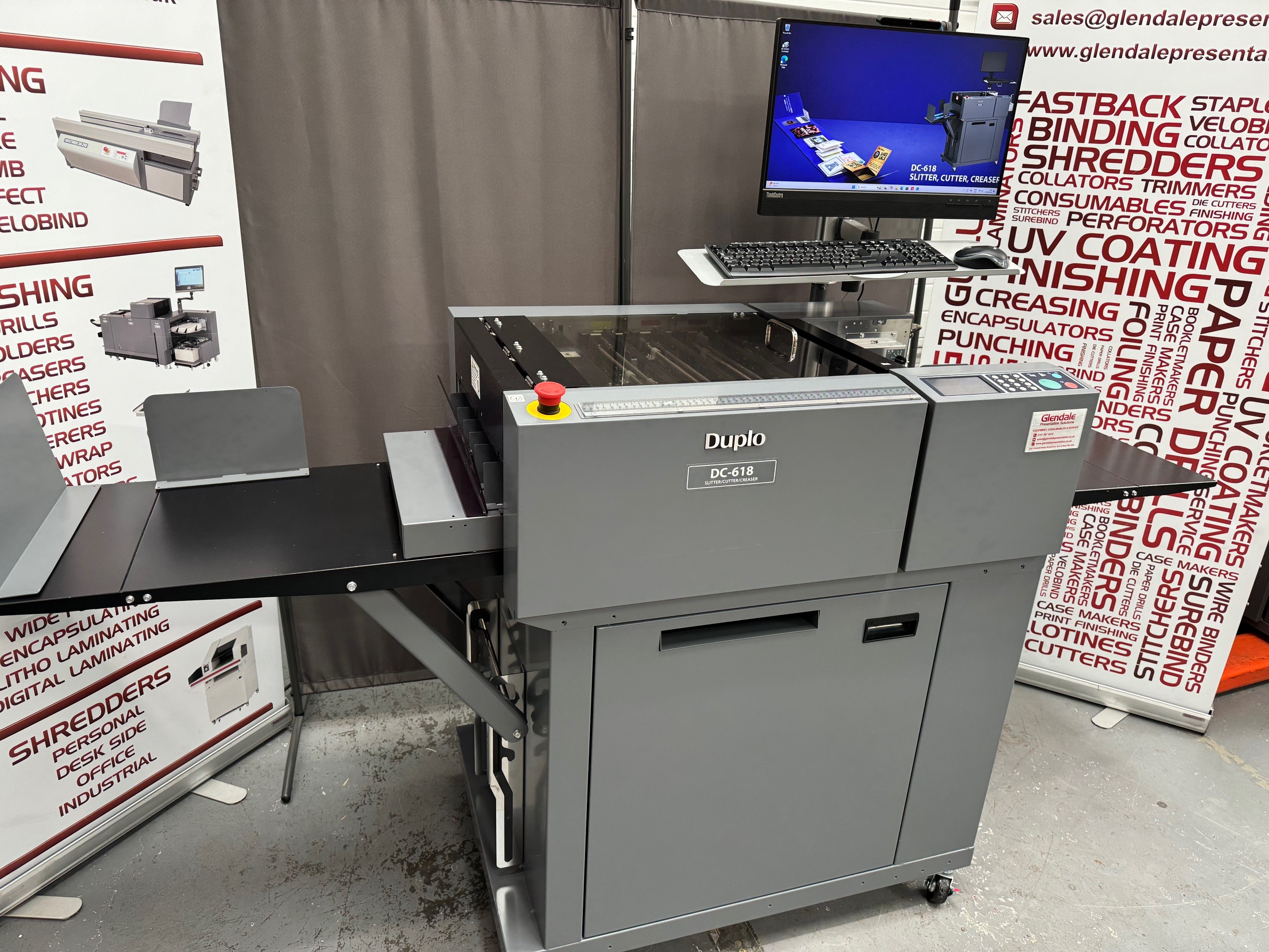 Used Refurbished Duplo DC618 Slitter, Cutter, Creaser