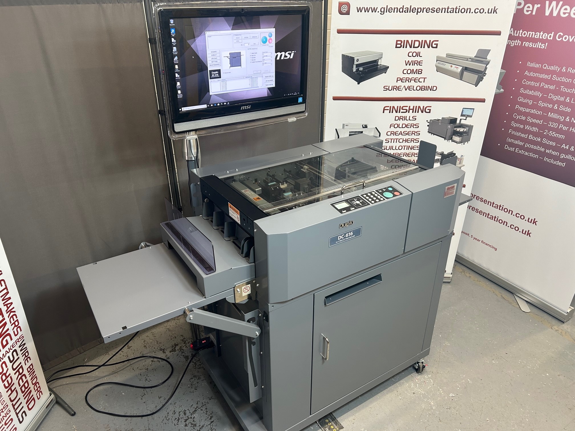 Refurbished Duplo DC616 Pro Slitter/Cutter/Creaser for Sale at Glendale ...