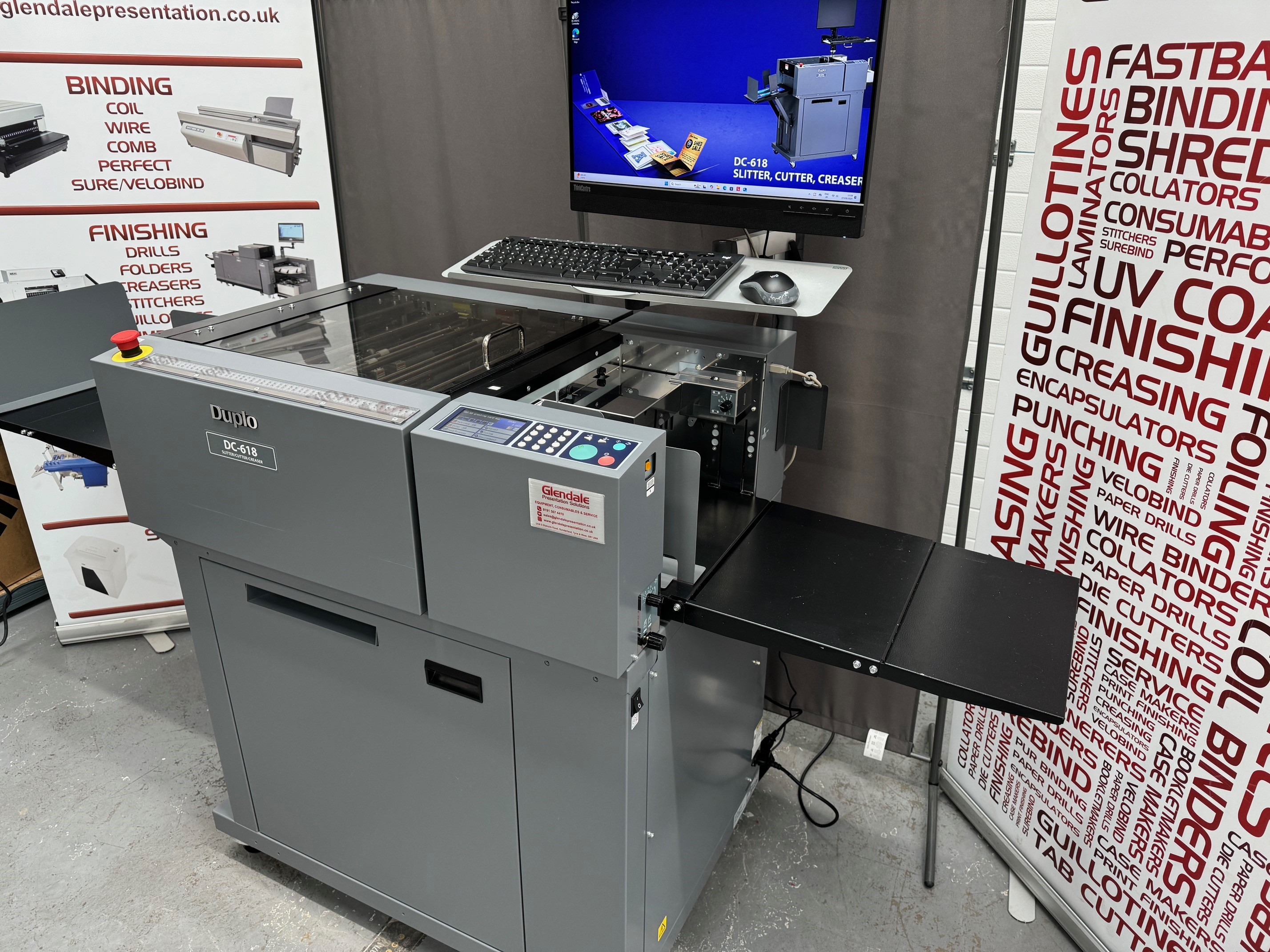 Used Refurbished Duplo DC618 Slitter, Cutter, Creaser