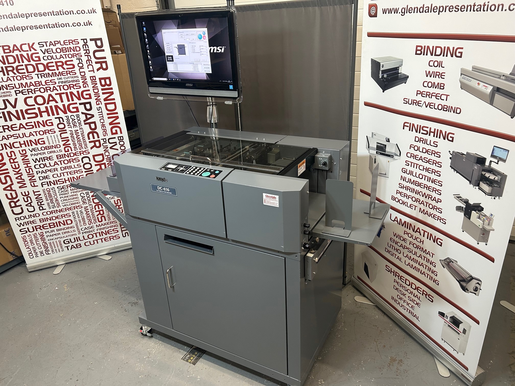 Refurbished Duplo DC616 Pro Slitter/Cutter/Creaser for Sale at Glendale ...