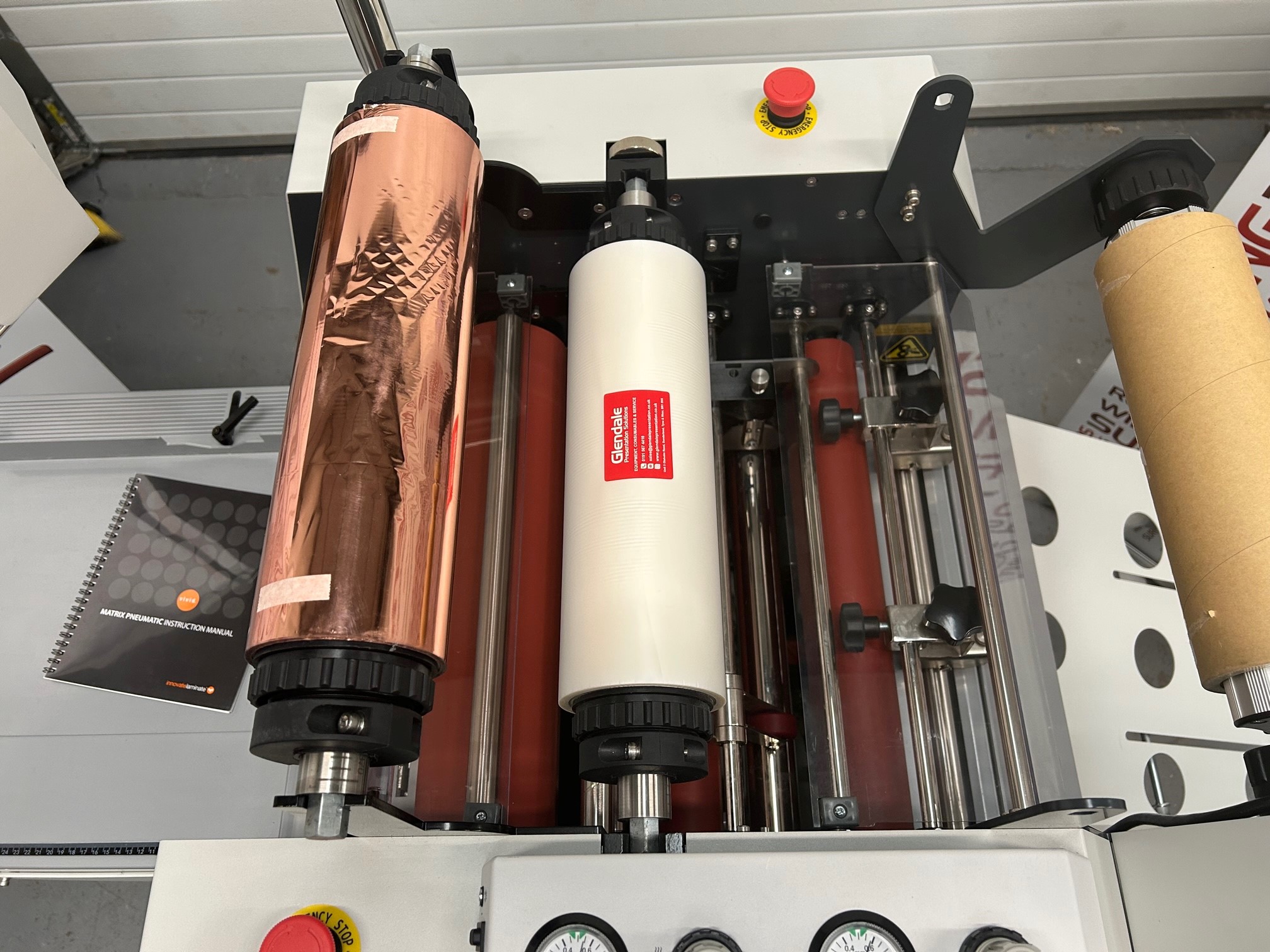 Used Matrix 370P Laminator with Digital Foiling
