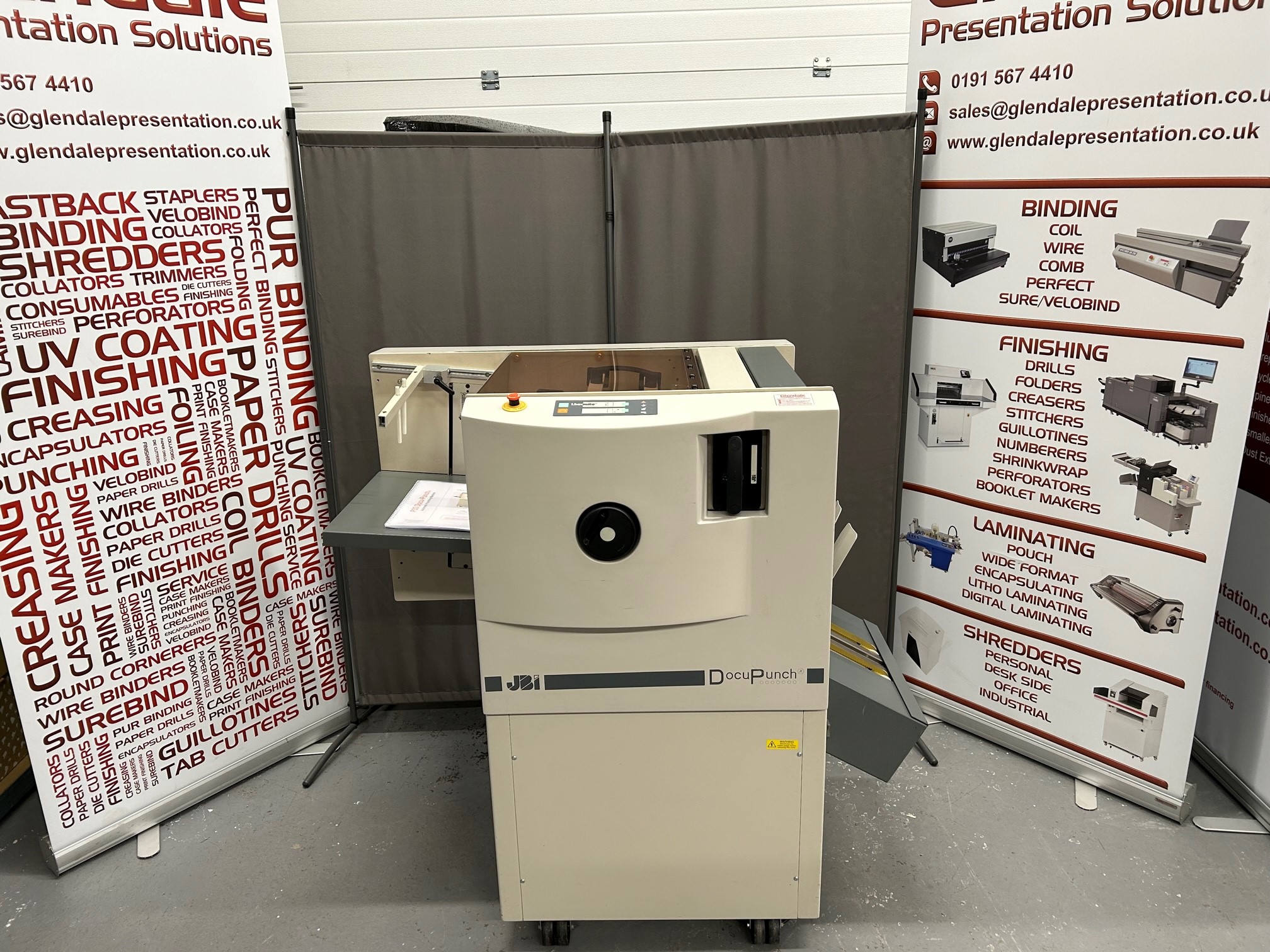 Refurbished Sold JBI DocuPunch Automatic Punch at Glendale Presentation ...