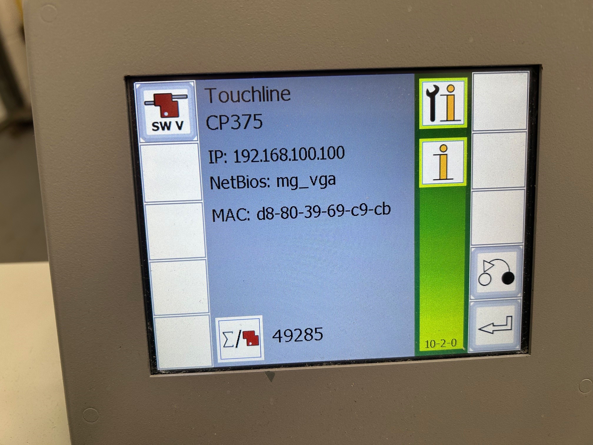 Muligraf Touchline CP375