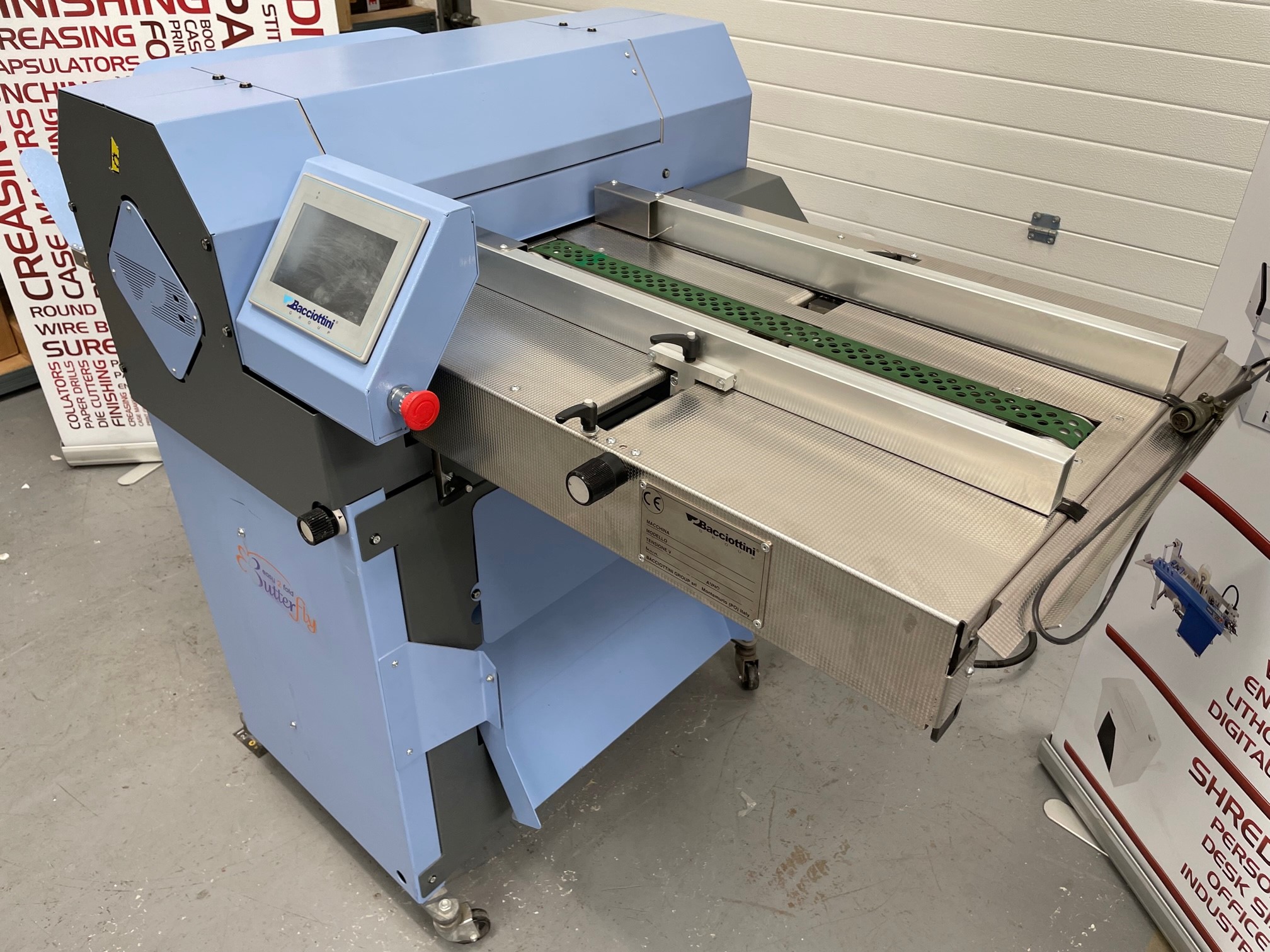 Bacciottini Pitstop FM High Speed Creaser & Butterfly Folder