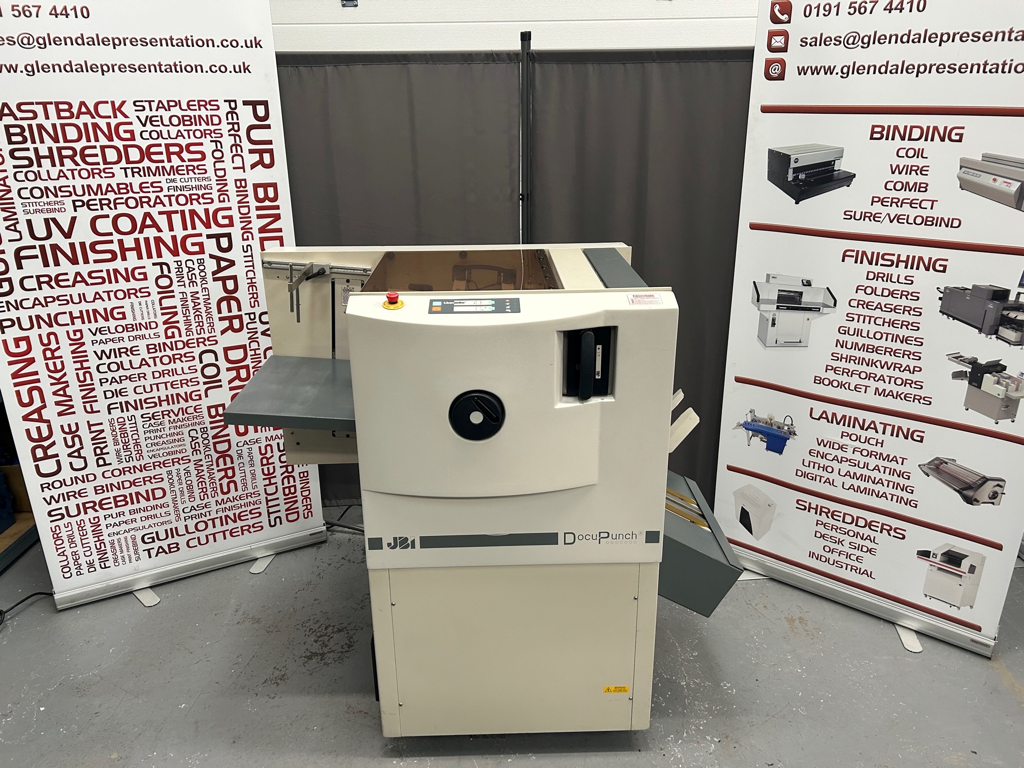 Refurbished Sold JBI DocuPunch Automatic Punch at Glendale Presentation ...