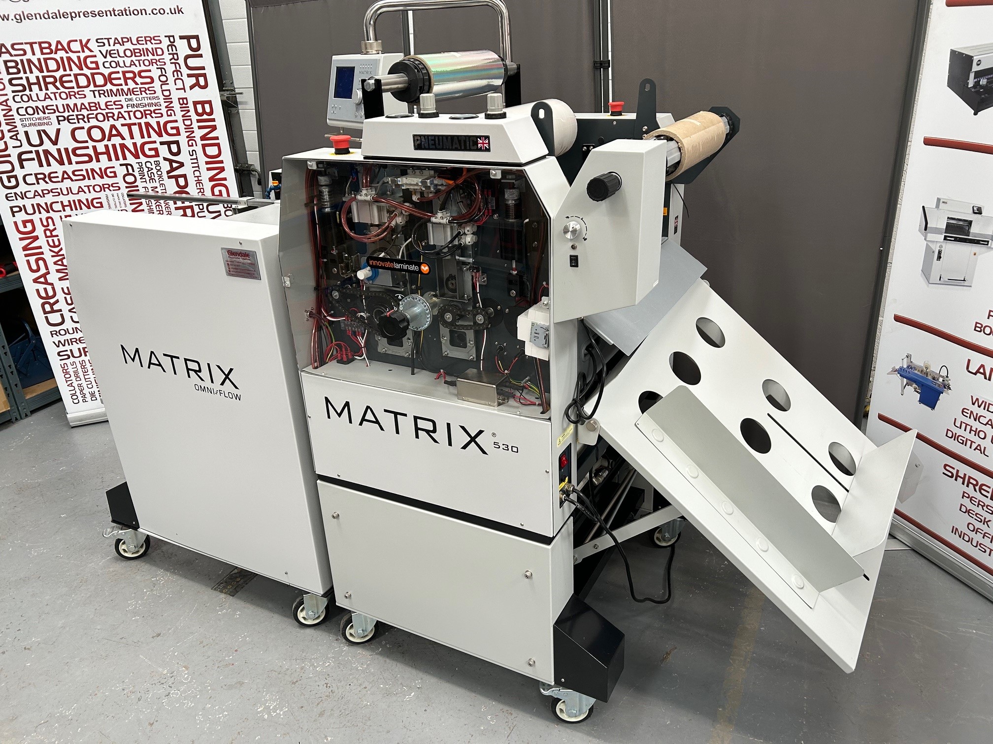 Refurbished Sold Vivid Matrix 530P Laminator with Omni-Flow 520 Sheet ...