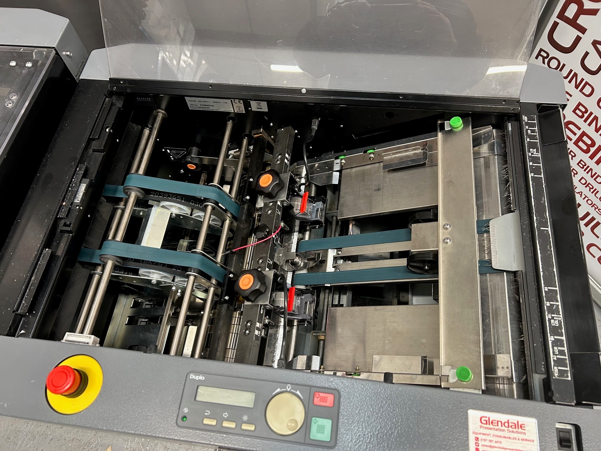 Refurbished Sold Duplo DBM120 Booklet maker & trimmer at Glendale Presentation Solutions