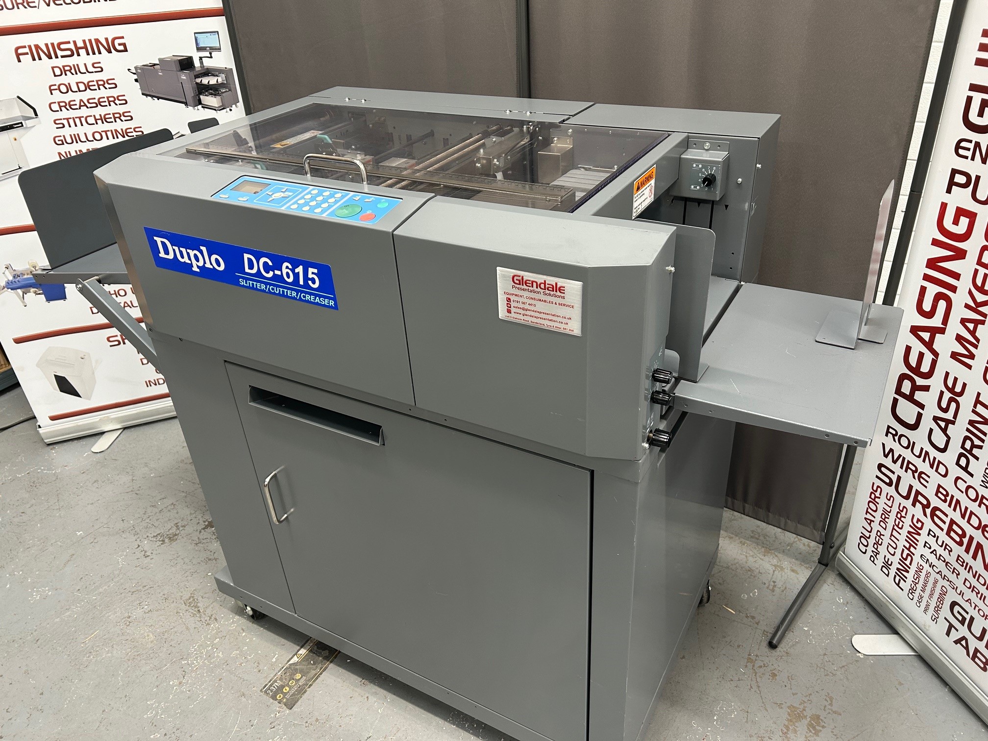 Refurbished Sold Duplo DC615 Slitter/Cutter/Creaser at Glendale ...