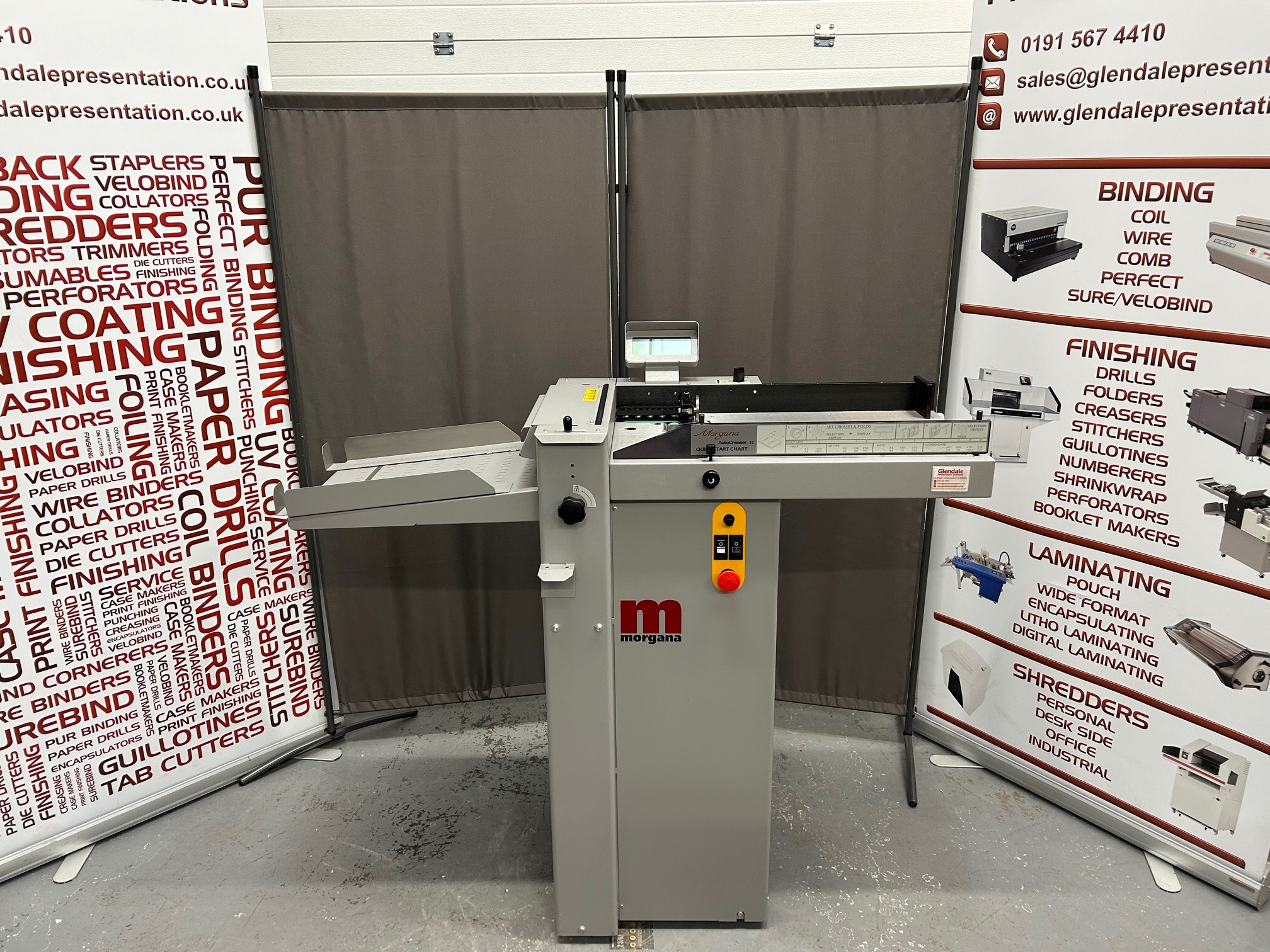 Refurbished Sold Morgana Autocreaser 33 at Glendale Presentation Solutions