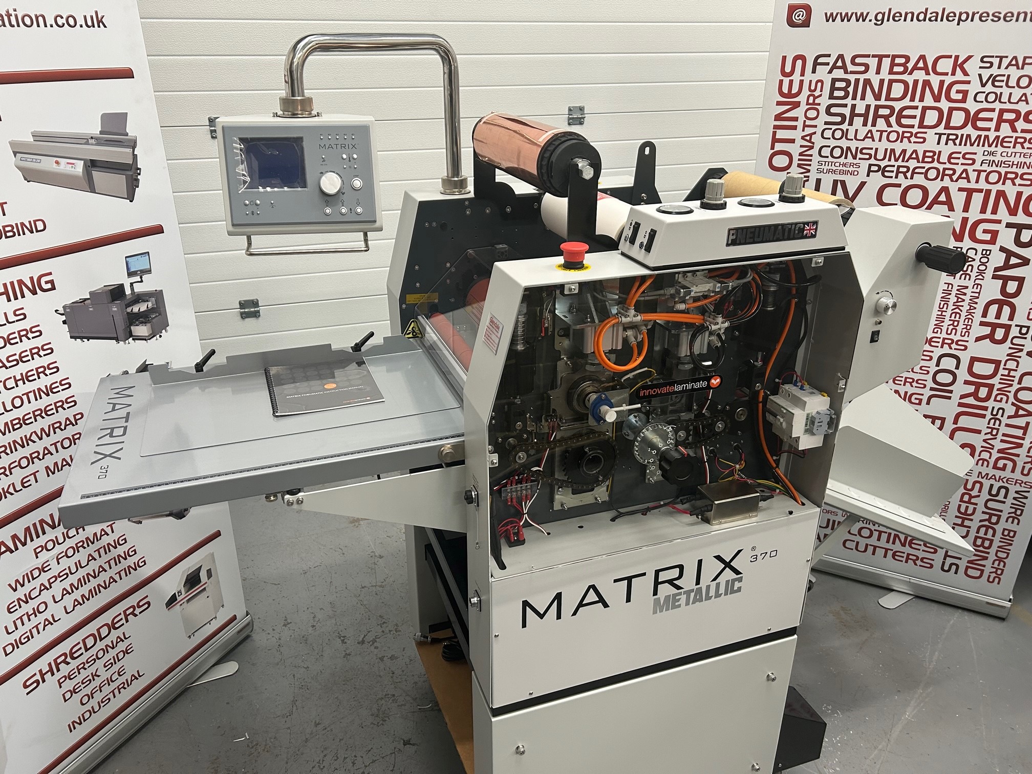 Used Matrix 370P Laminator with Digital Foiling