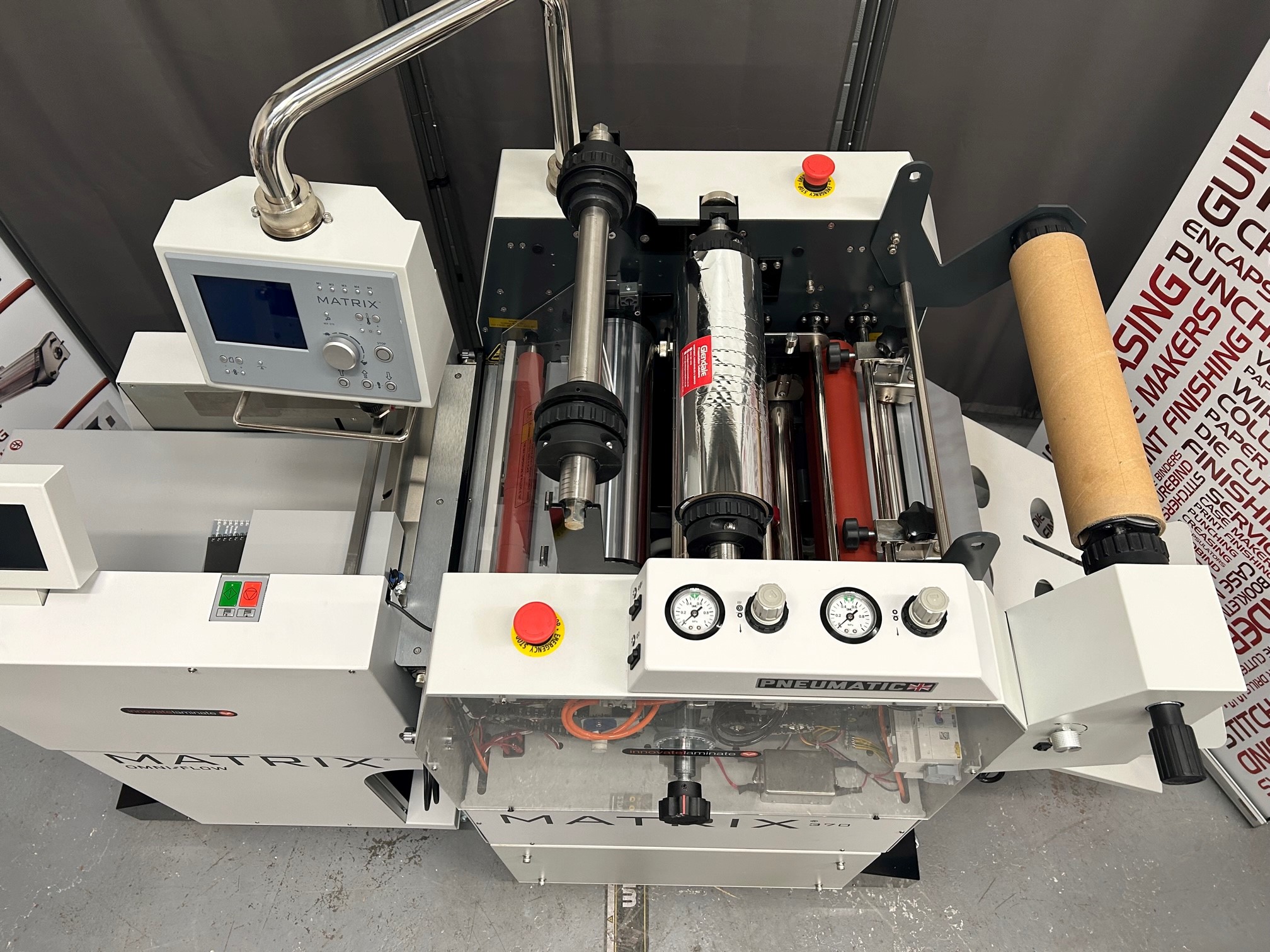 Refurbished Sold Matrix 370P Laminator with Omni-Flow Automatic Sheet ...