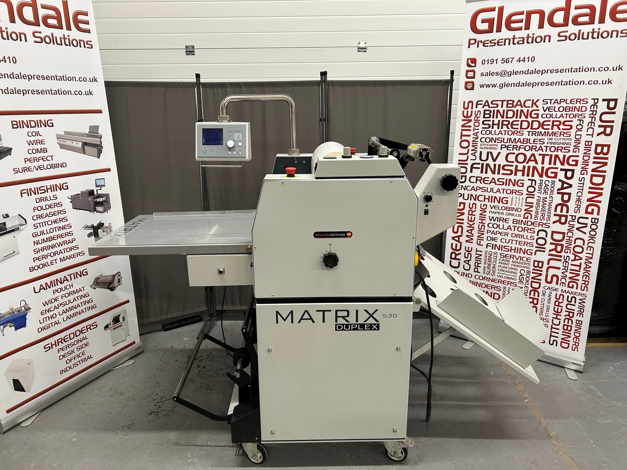 Vivid Matrix 530DP Laminator Foiling