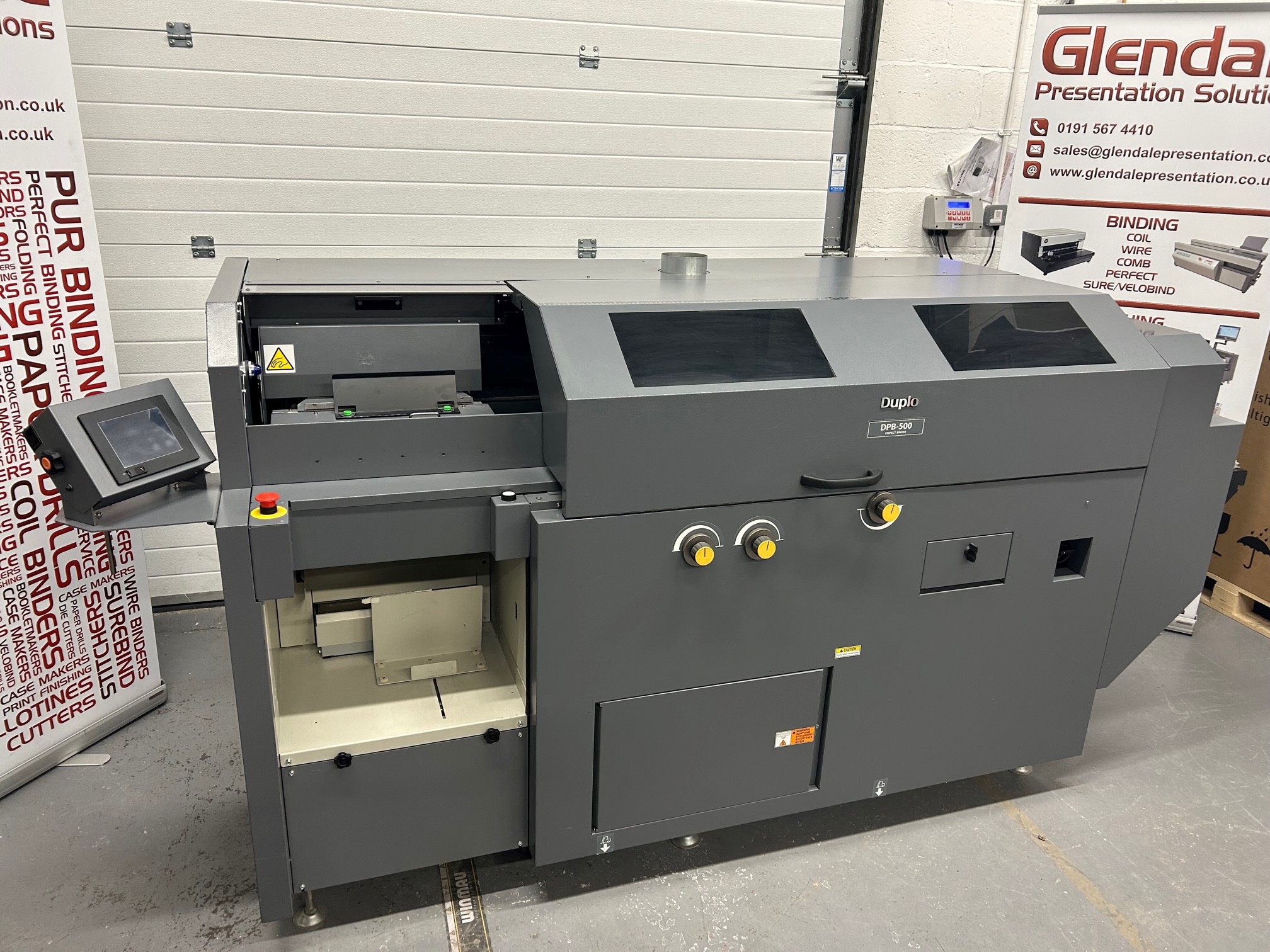 Refurbished Sold Duplo DPB-500 DuBinder Perfect Binder at Glendale ...