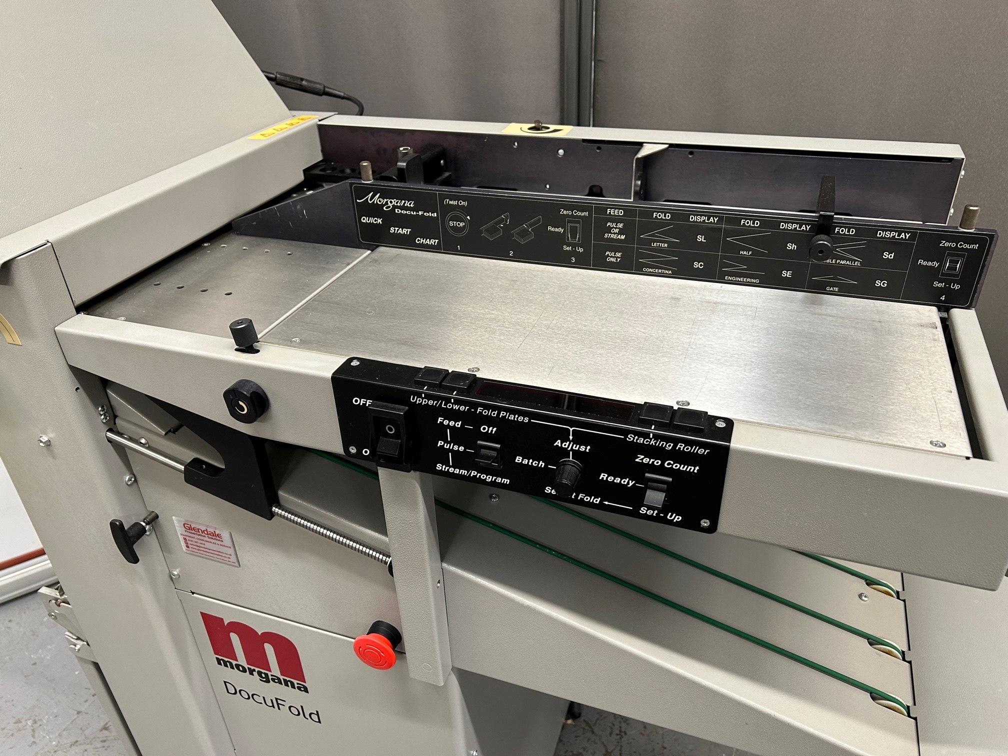 Refurbished Sold Morgana DocuFold Folder at Glendale Presentation Solutions