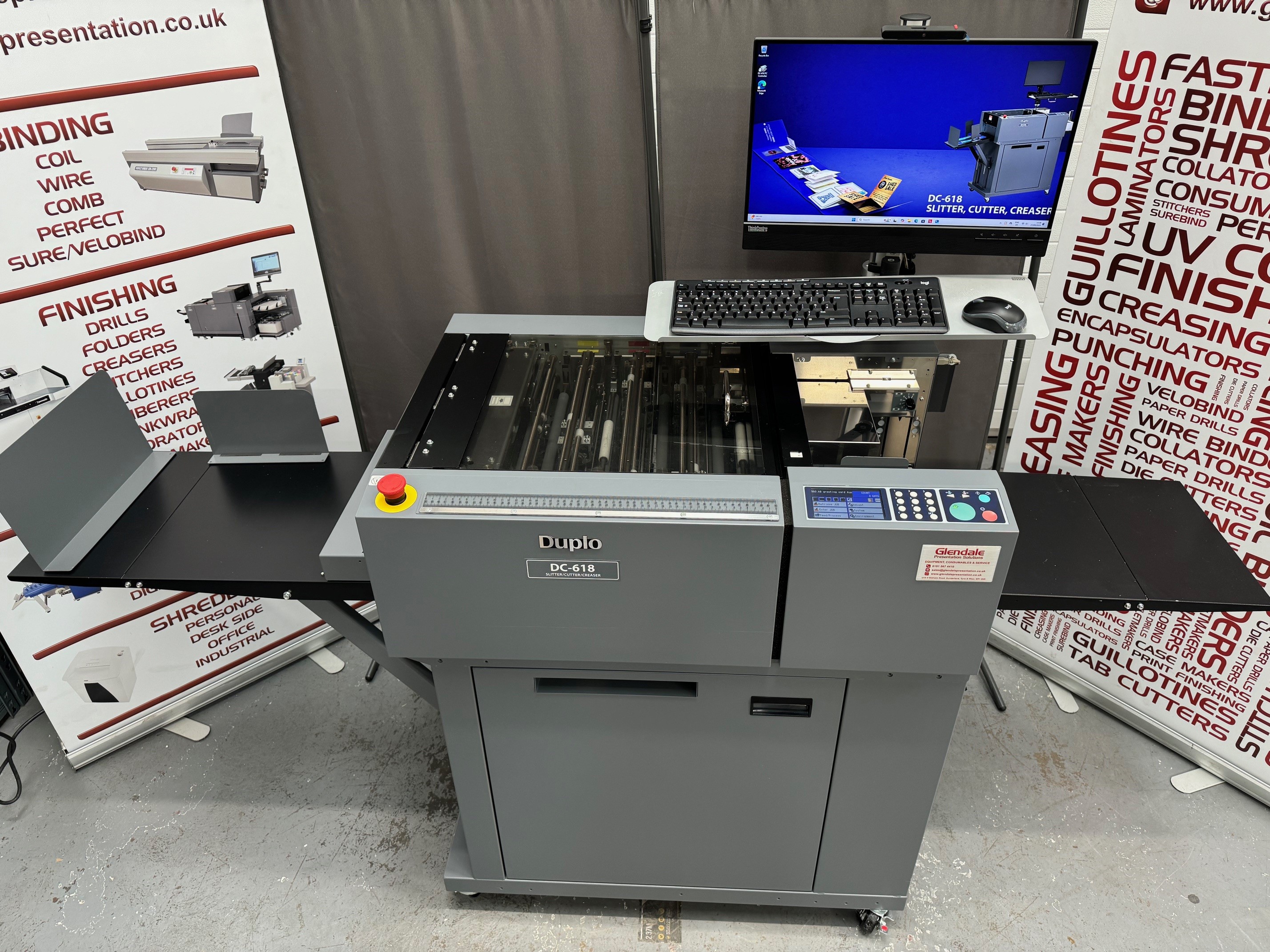 Used Refurbished Duplo DC618 Slitter, Cutter, Creaser